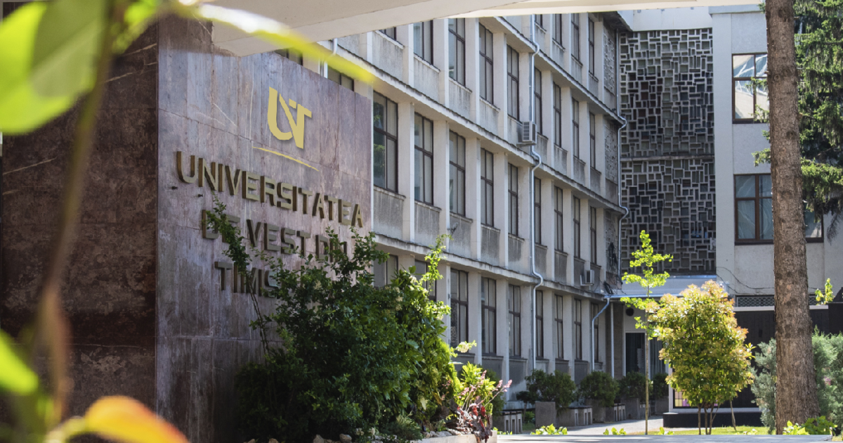 UVT, printre cele mai bune universitati din Romania, intr-un clasament ...
